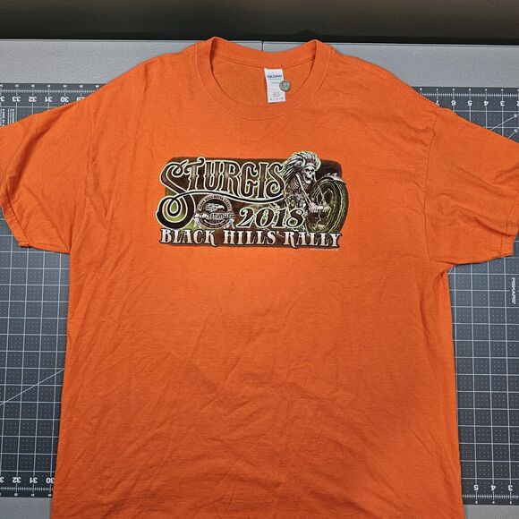 Gildan | Shirts | Sturgis 28 Tshirt Xl Biker Black Hills Rally ...